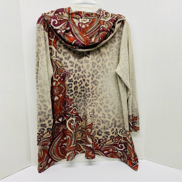 ONE WORLD | Tops | One World Womens Cowl Neck Pullover Top Size Xl ...